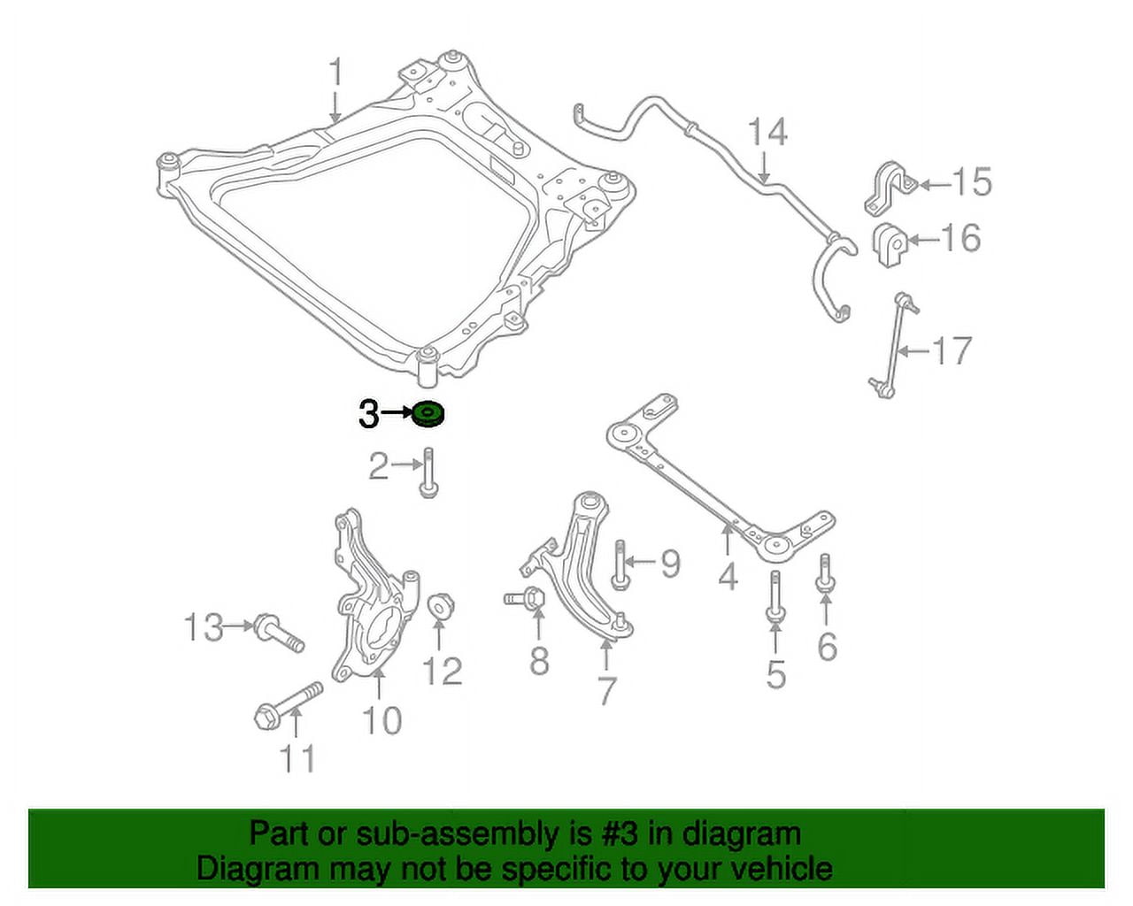 New Genuine Nissan Stopper - Insulator, Rebound 54342EN000 / 54342 ...