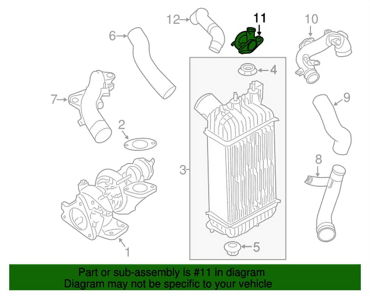 New Genuine Nissan Valve Assy-Recirculation 144831KC1A / 14483-1KC1A ...