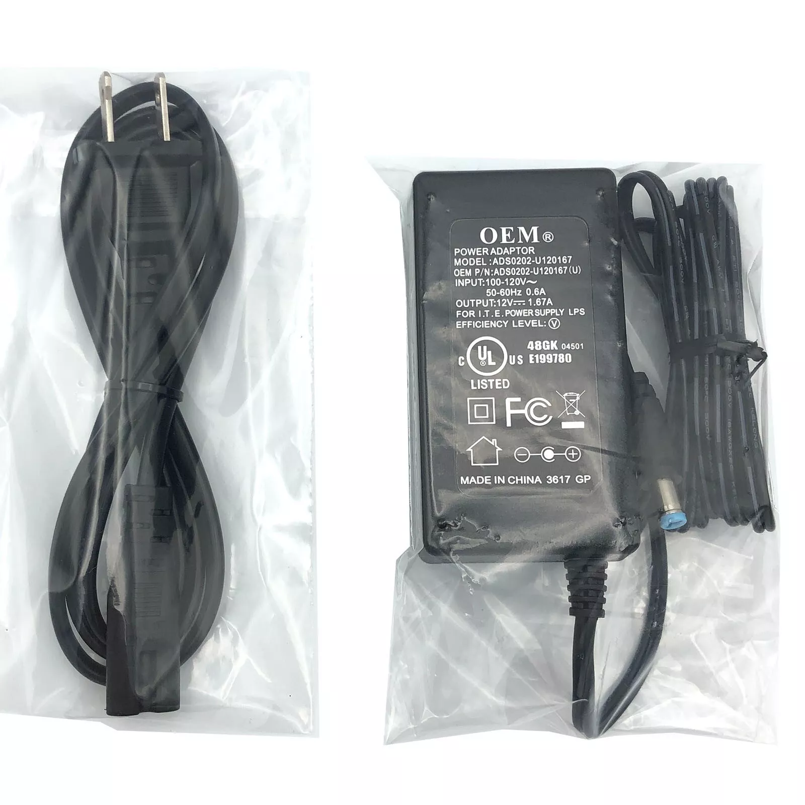 New Genuine OEM Cisco ADS0202-U120167 AT&T U-Verse ISB7005 Adapter 12V ...