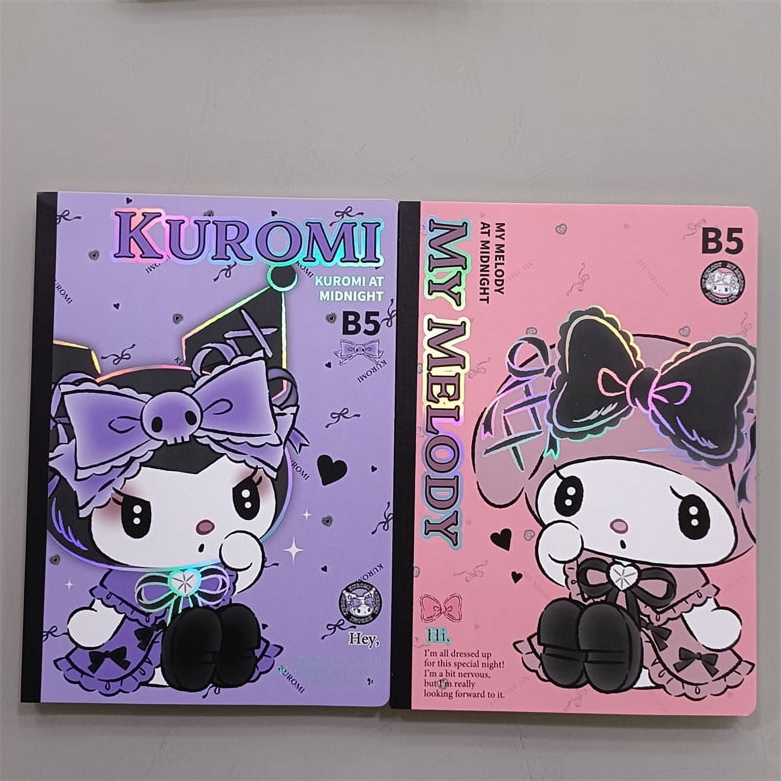 New Genuine Sanliou B5 Notebook Diary Book Kuromi Flat Book Notebook ...