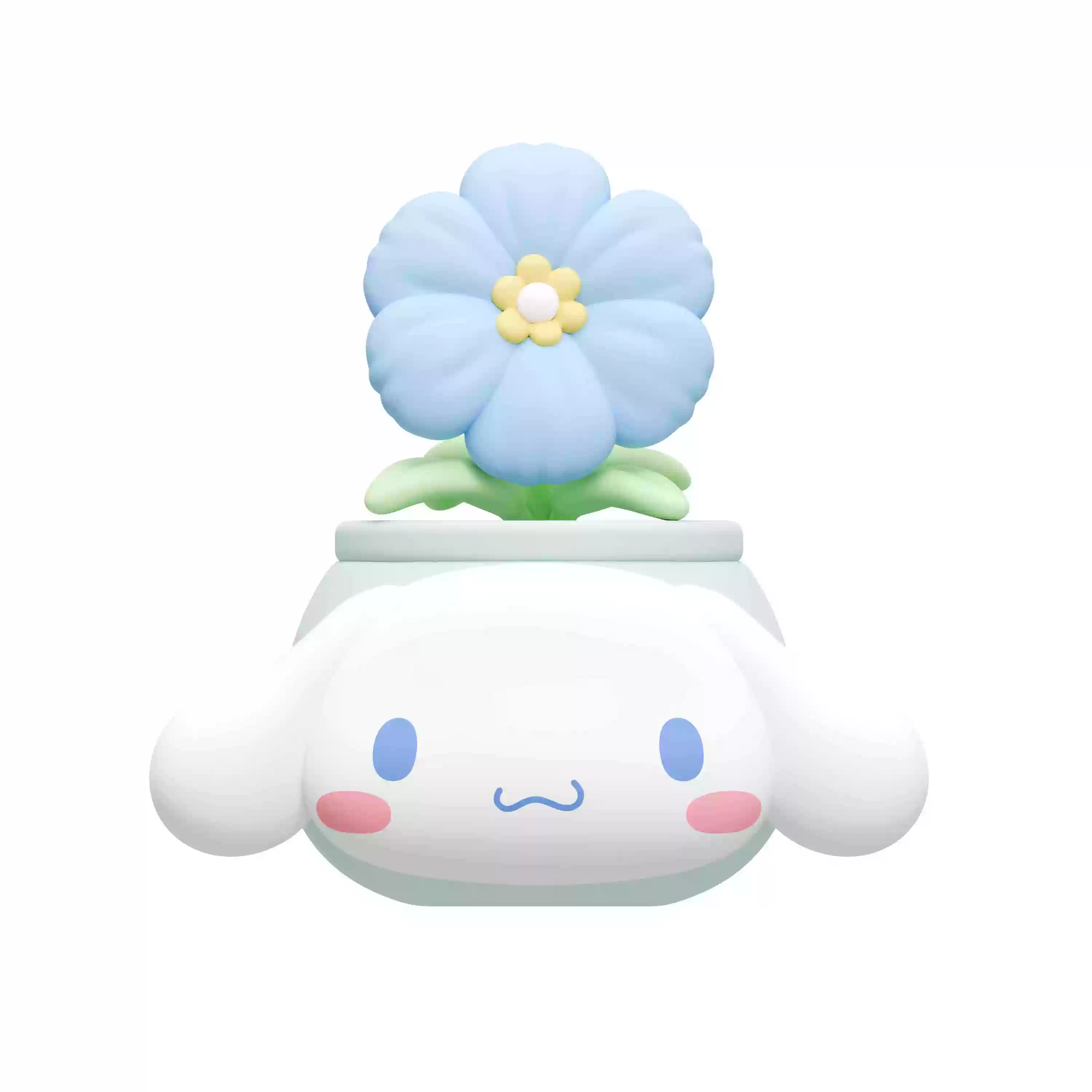 New Genuine Sanrio Family Potted Ornaments Blind Box Toy Anime Kuromi ...