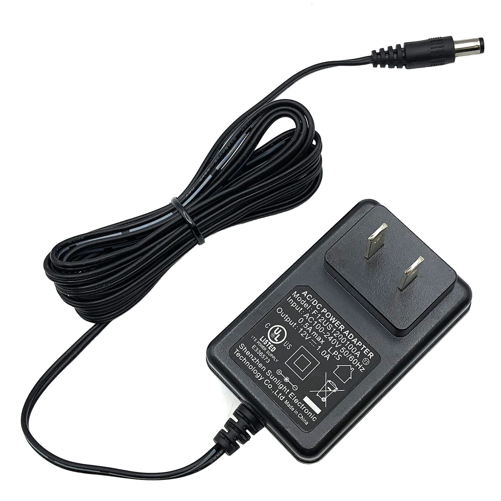 New Genuine Shenzhen F12US1200100A AC/DC Power Adapter Charger 12V 1.0A ...