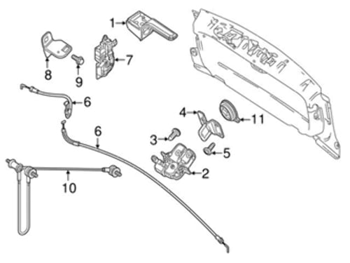 New Genuine Smart Fortwo Trunk Hatch Lock Rear Door OE 4537400000 ...