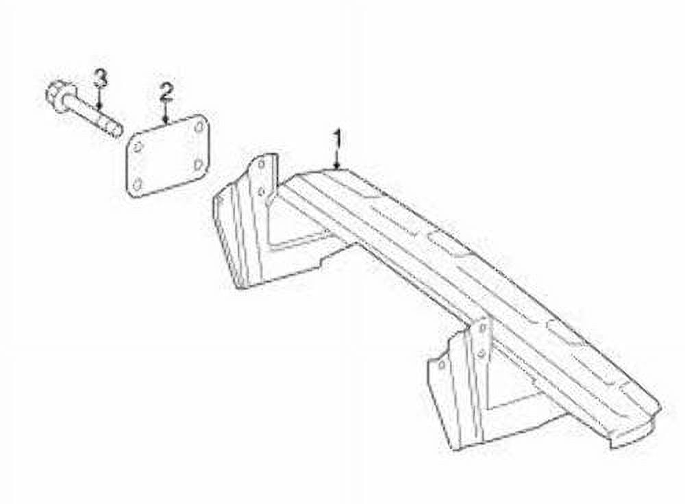 New Genuine Sprinter 2500 3500 Rear Bumper Step Running Board OE ...