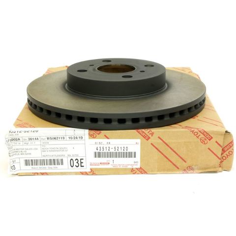 New Genuine Toyota Front Brake Disc Rotor Left OR Right OE 4351252120 ...