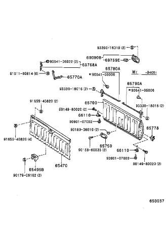 New Genuine Toyota Screw (x1) OE 9014980020 - Walmart.com