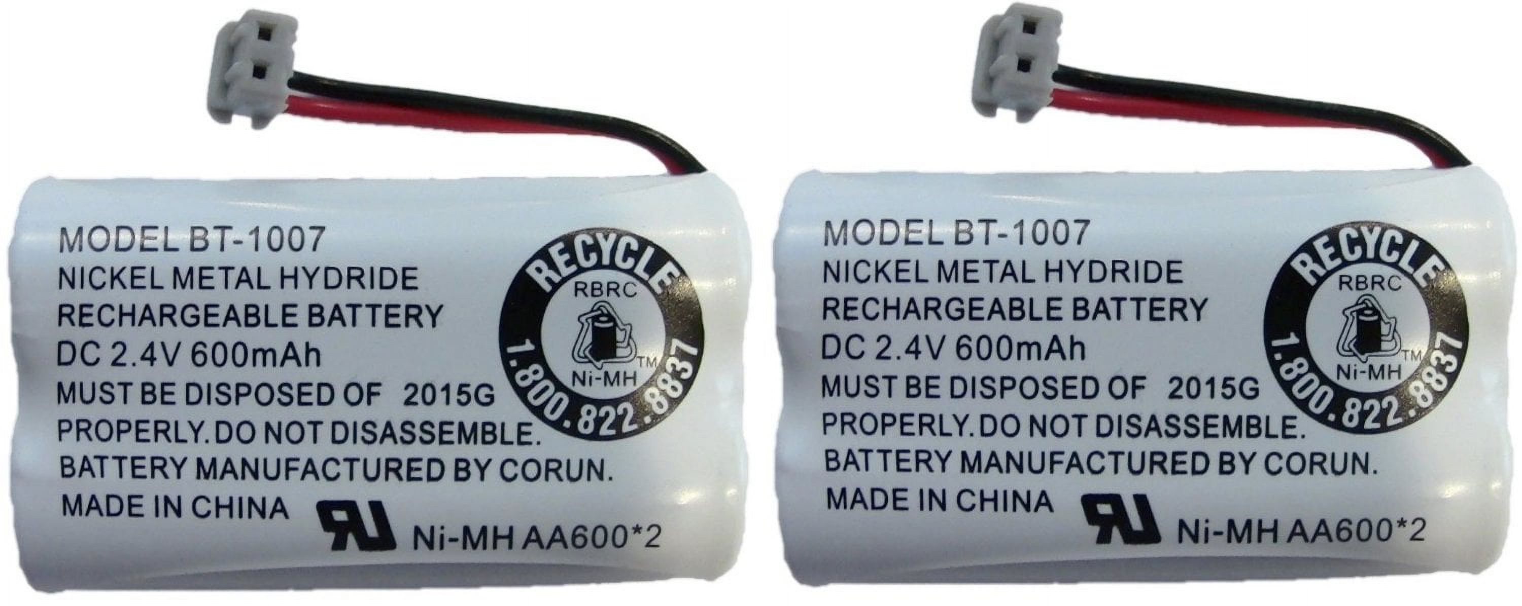 New! Genuine Uniden BBTY0651101 BT-1007 NiMH 600mAh DC 2.4V Cordless ...