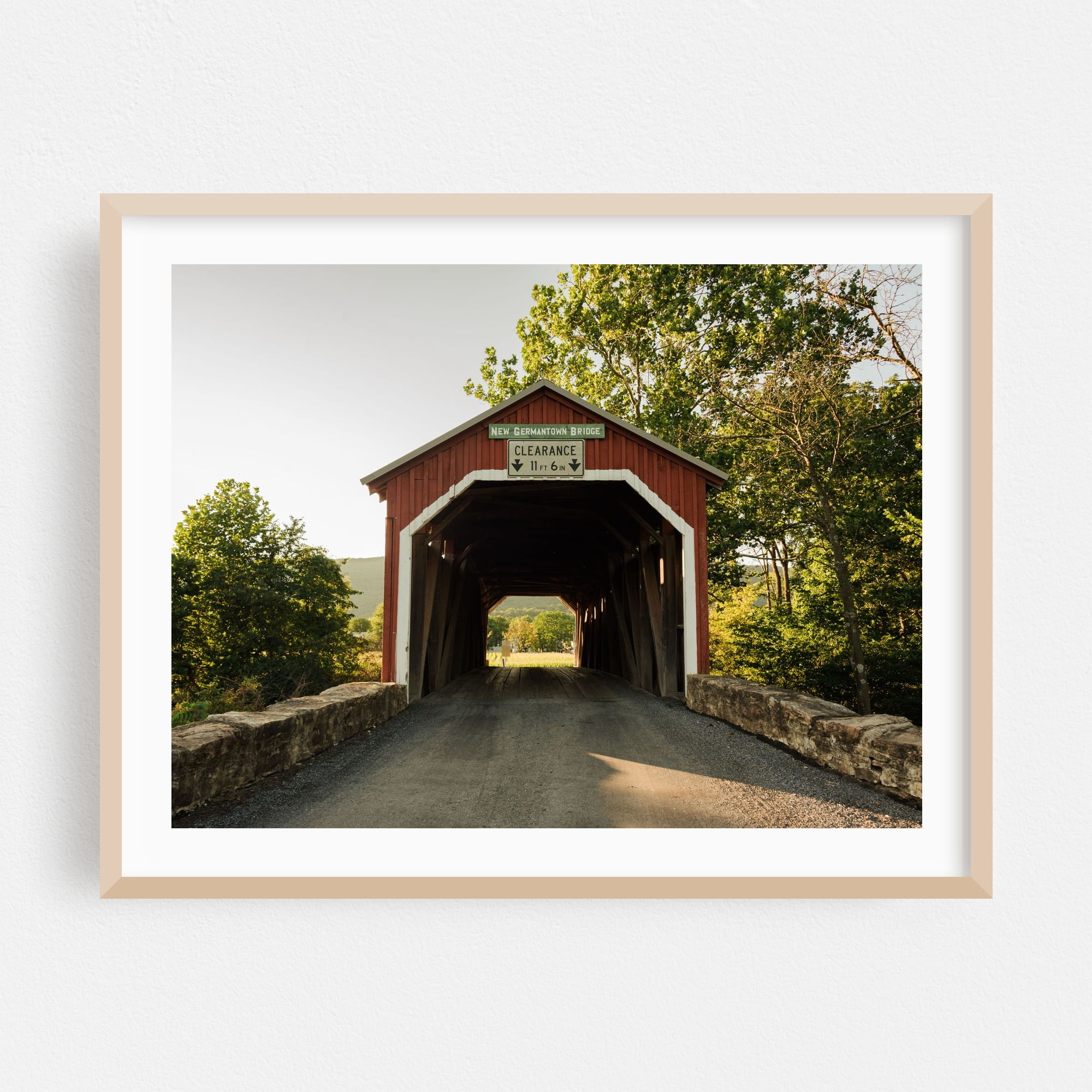 New Germantown Covered Bridge 01 - Blain Pennsylvania Photography ...