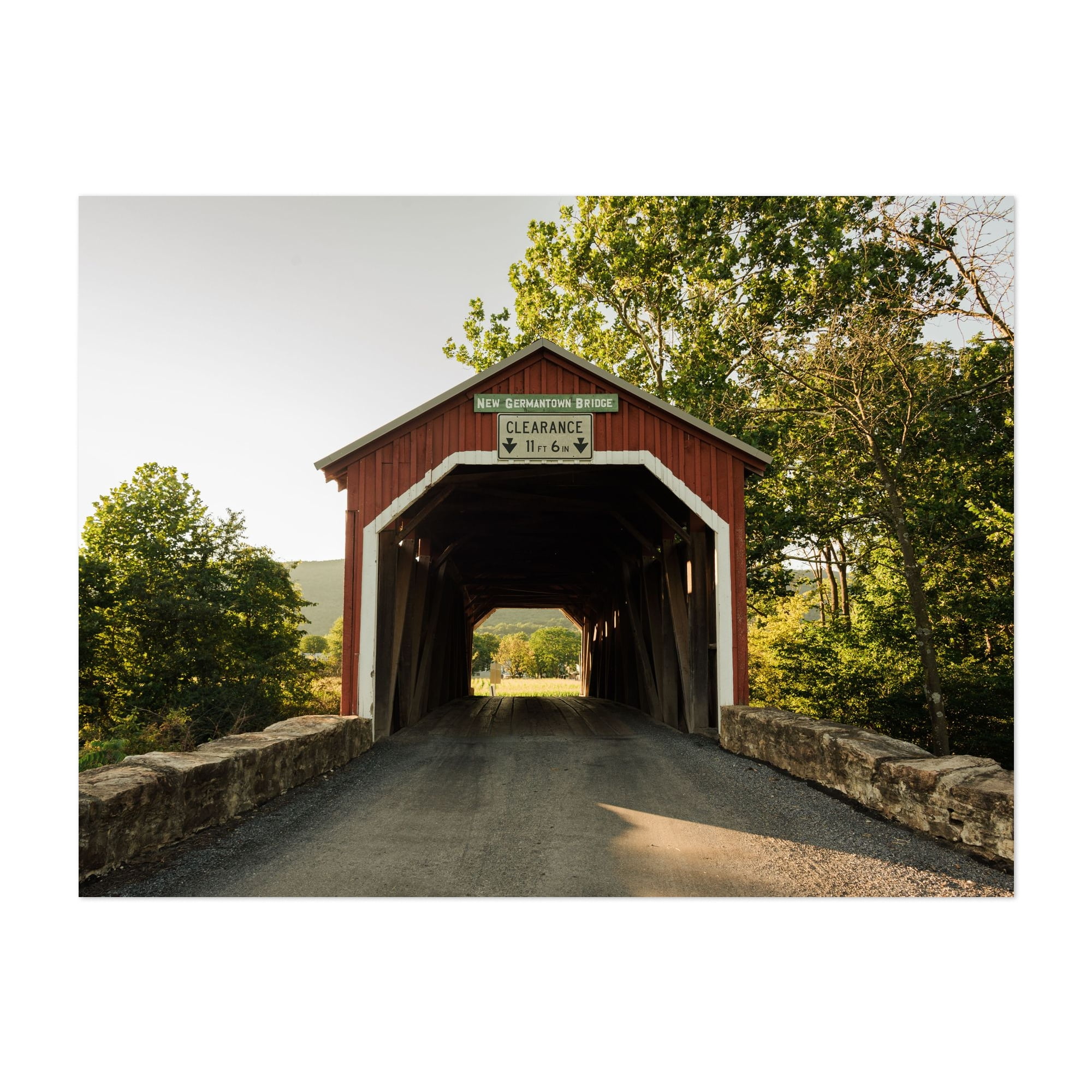 New Germantown Covered Bridge 01 - Blain Pennsylvania Photography ...