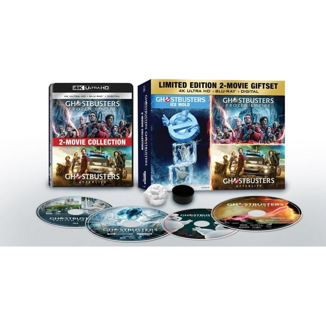 New Ghostbusters: Afterlife / Frozen Empire Giftset (4K UHD + Blu-ray + Digital) - Walmart.com