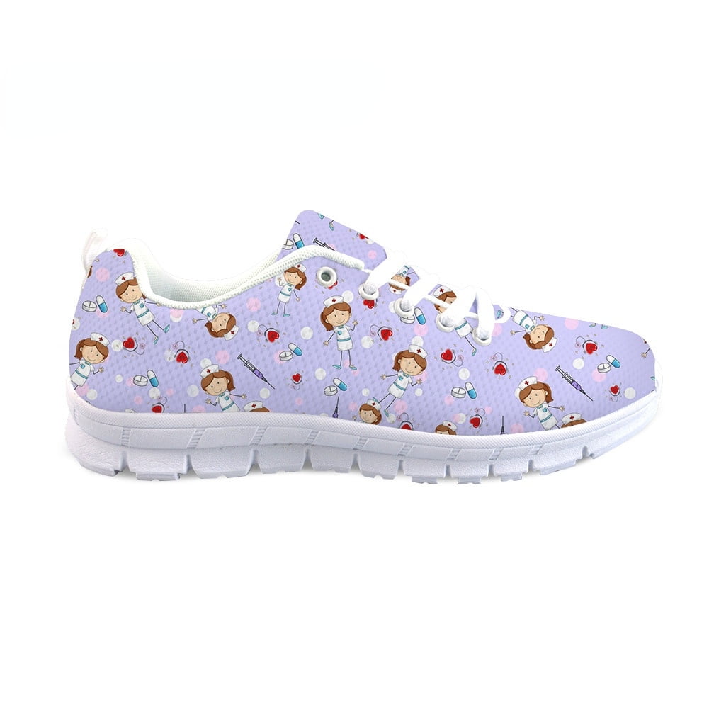New Girls Fashion Sneaker Nurse Uniform Design Students Breathable Non ...