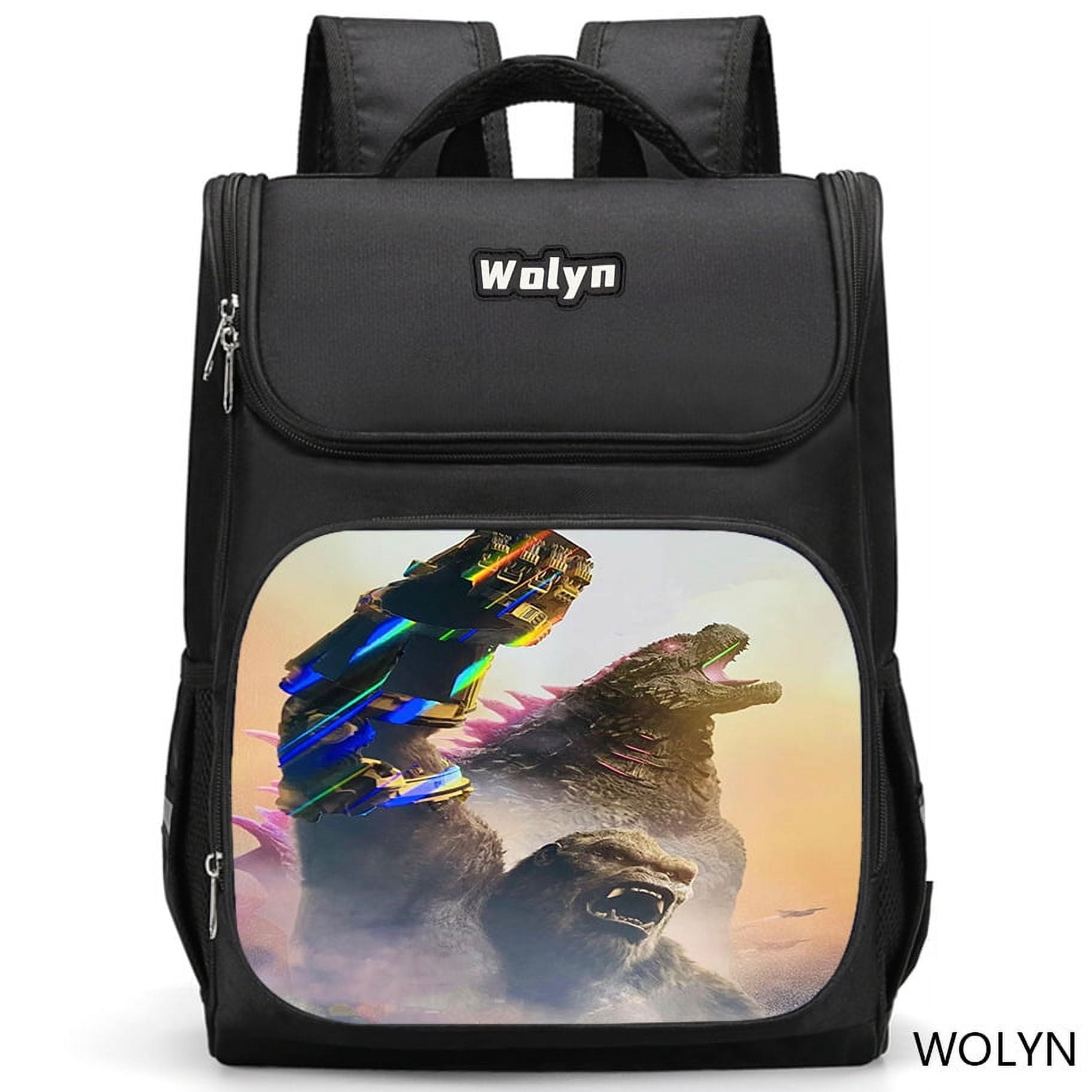 New Godzilla vs. King Kong backpack space backpack for students Primary ...