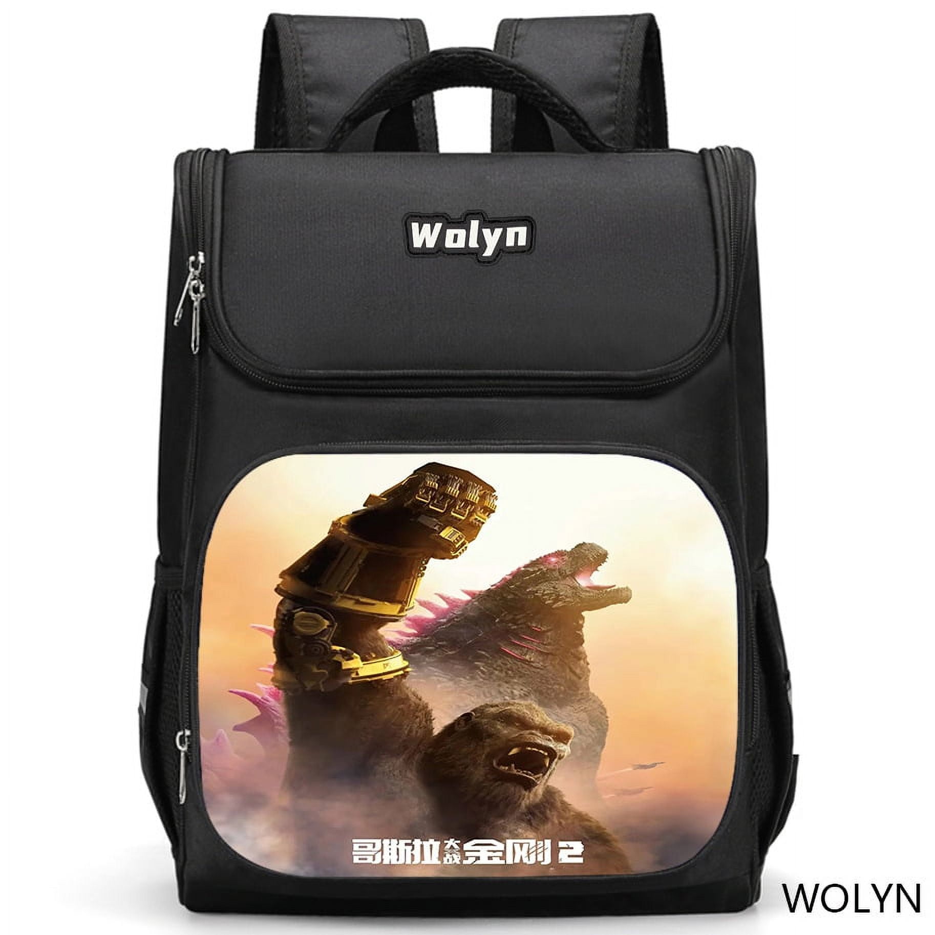 New Godzilla vs. King Kong backpack space backpack for students Primary ...