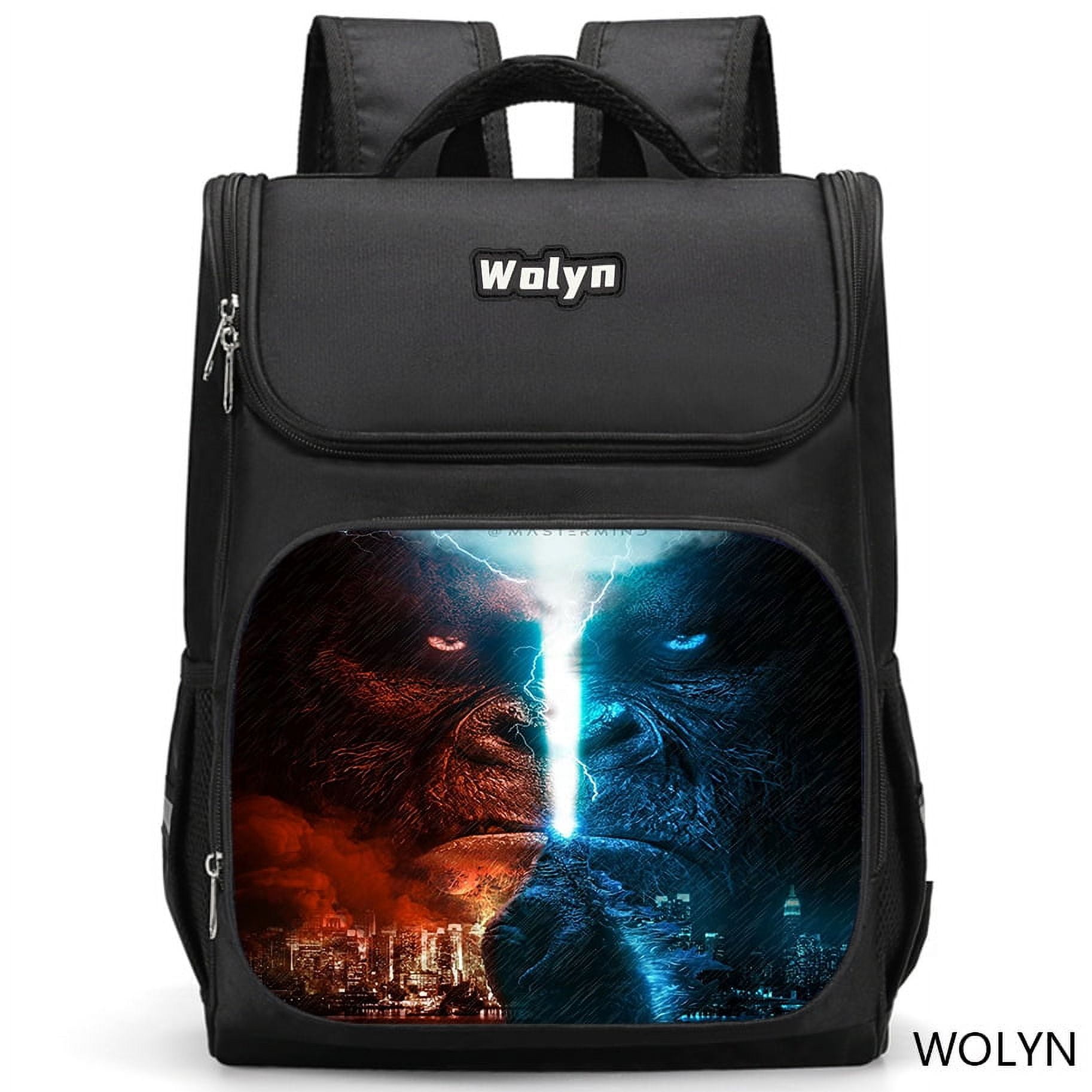 New Godzilla vs. King Kong backpack space backpack for students Primary ...
