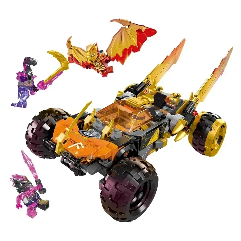 New Golden Ultra Dragon Bricks Golden Dragon Jet Building Block ...
