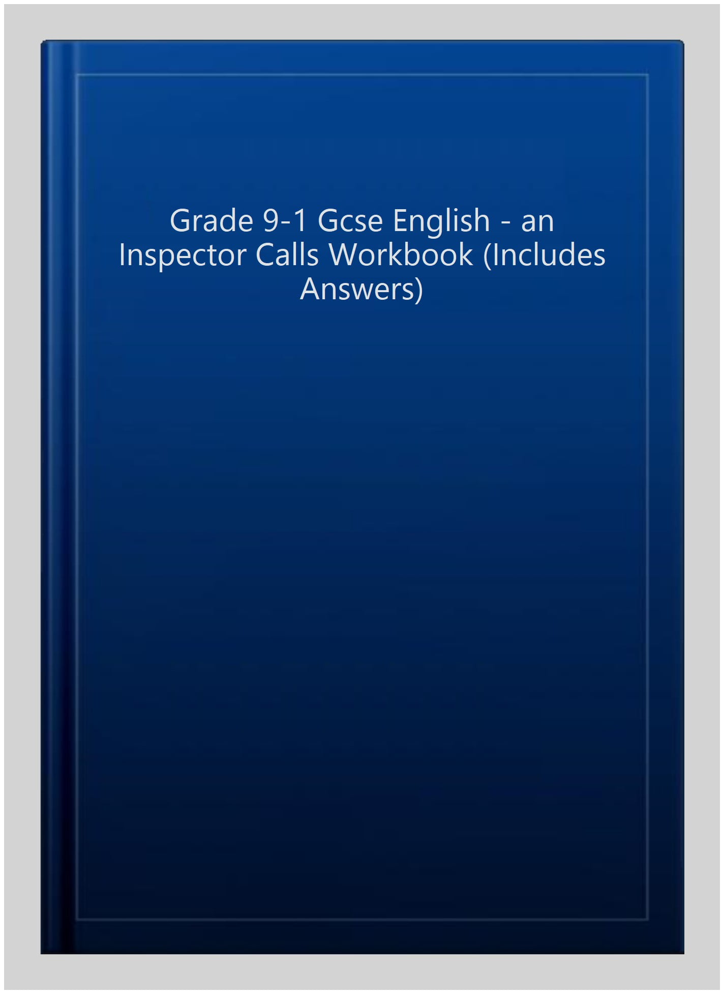 New Grade 9-1 Gcse English - An Inspector Calls Workbook (In - Walmart.com