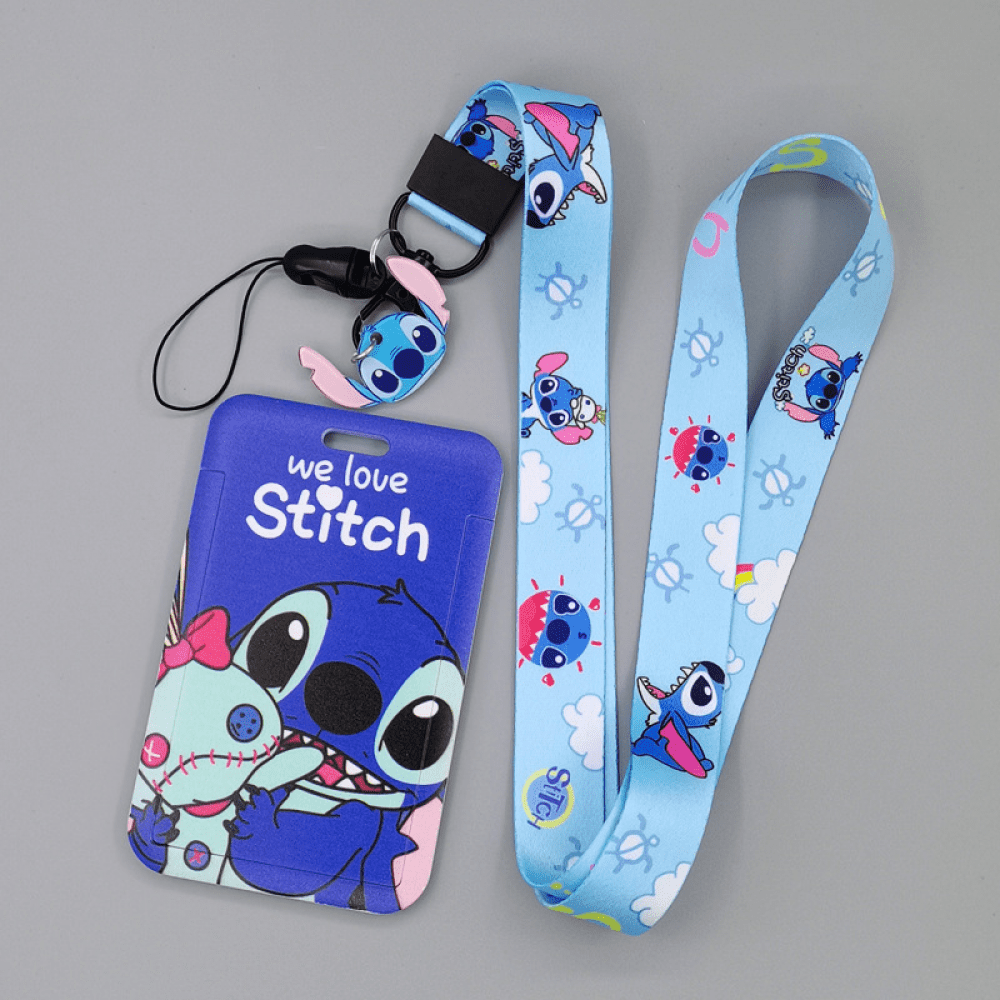 New Graffiti Stitch Card Cover Lanyard, Keychain ID Badge Holder for ...