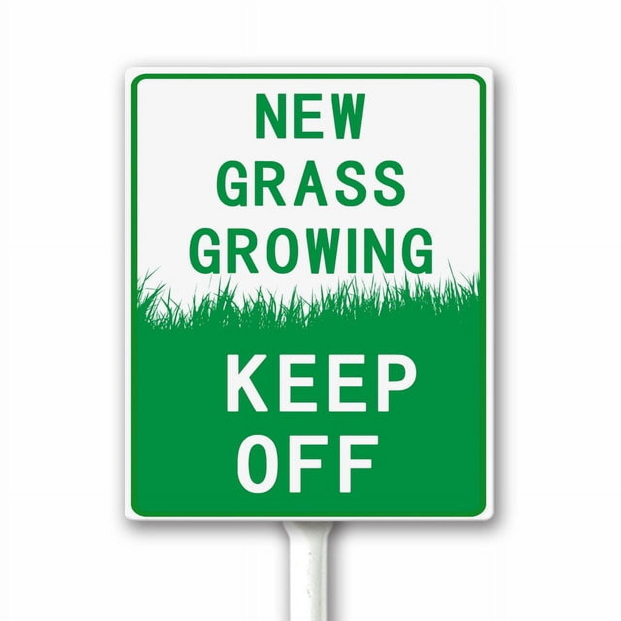 New Grass Growing Keep Off Yard Sign Stay off the Grass Sign for Lawn ...