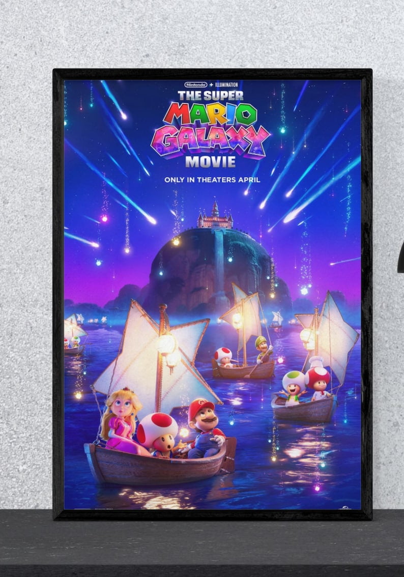 New Great Movie Poster Mario Galaxy NEW 2026!! 16x24 UNFRAMED - Walmart.com