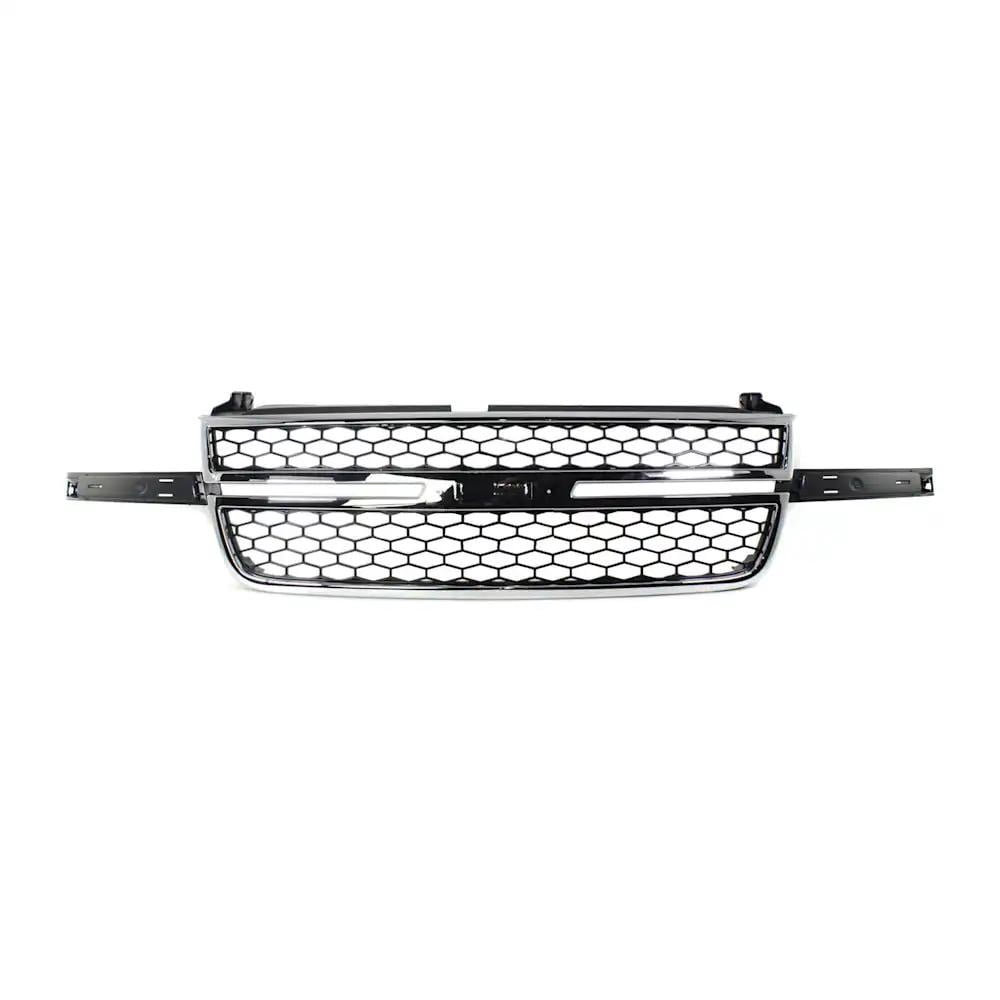 New Grille Assembly Compatible With Chevrolet Silverado 1500 SS 8 Cyl 6.0L Silverado 1500 ...