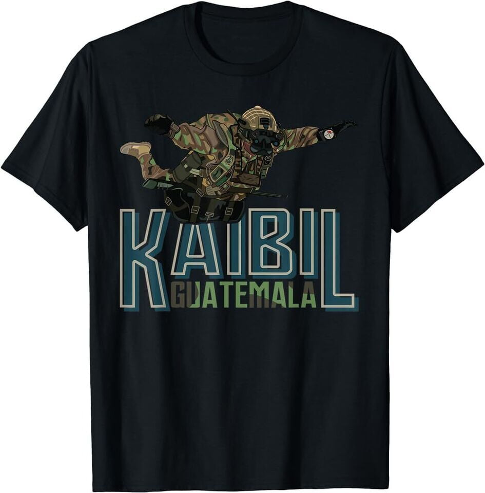 New Guatemalan Kaibil Kaibiles Army Paratrooper Parachut Shirt S-5XL ...