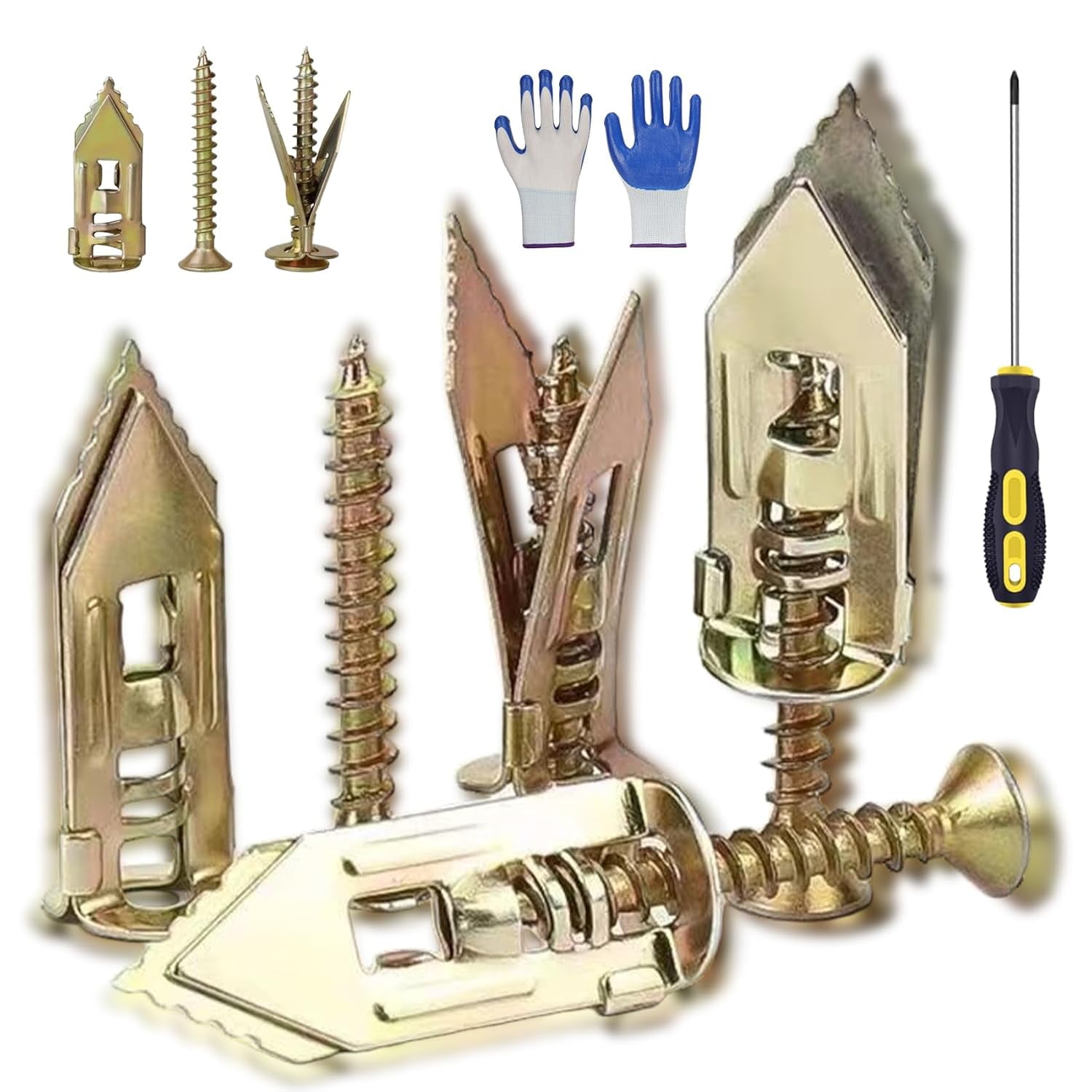 New Gypsum Board Expansion Screws, 2026 New Drywall Self Drilling Anchors, Metal Expansion Bolt ...