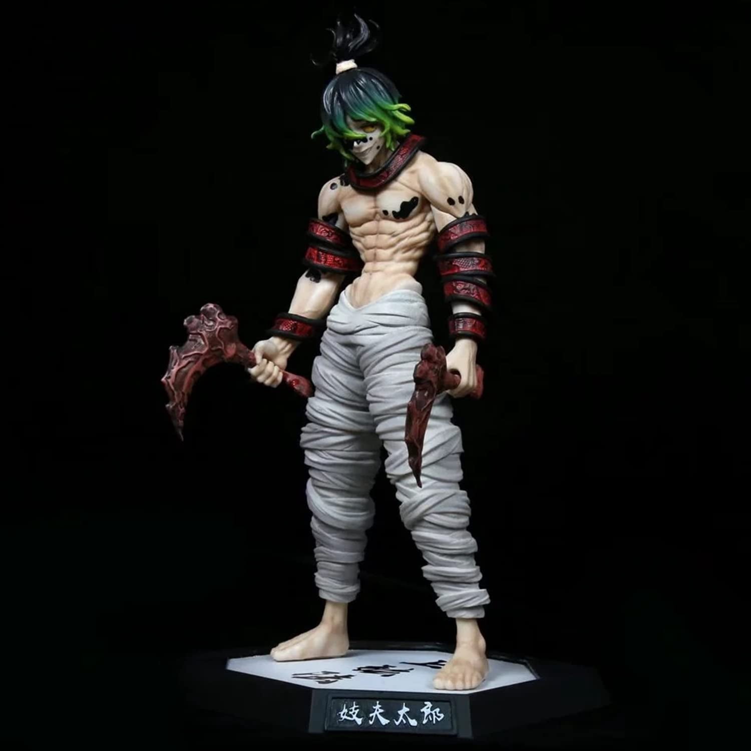 New, Gyutaro 30cm/11.8inch Kimetsu no Cartoon Statues Tanjiro ...