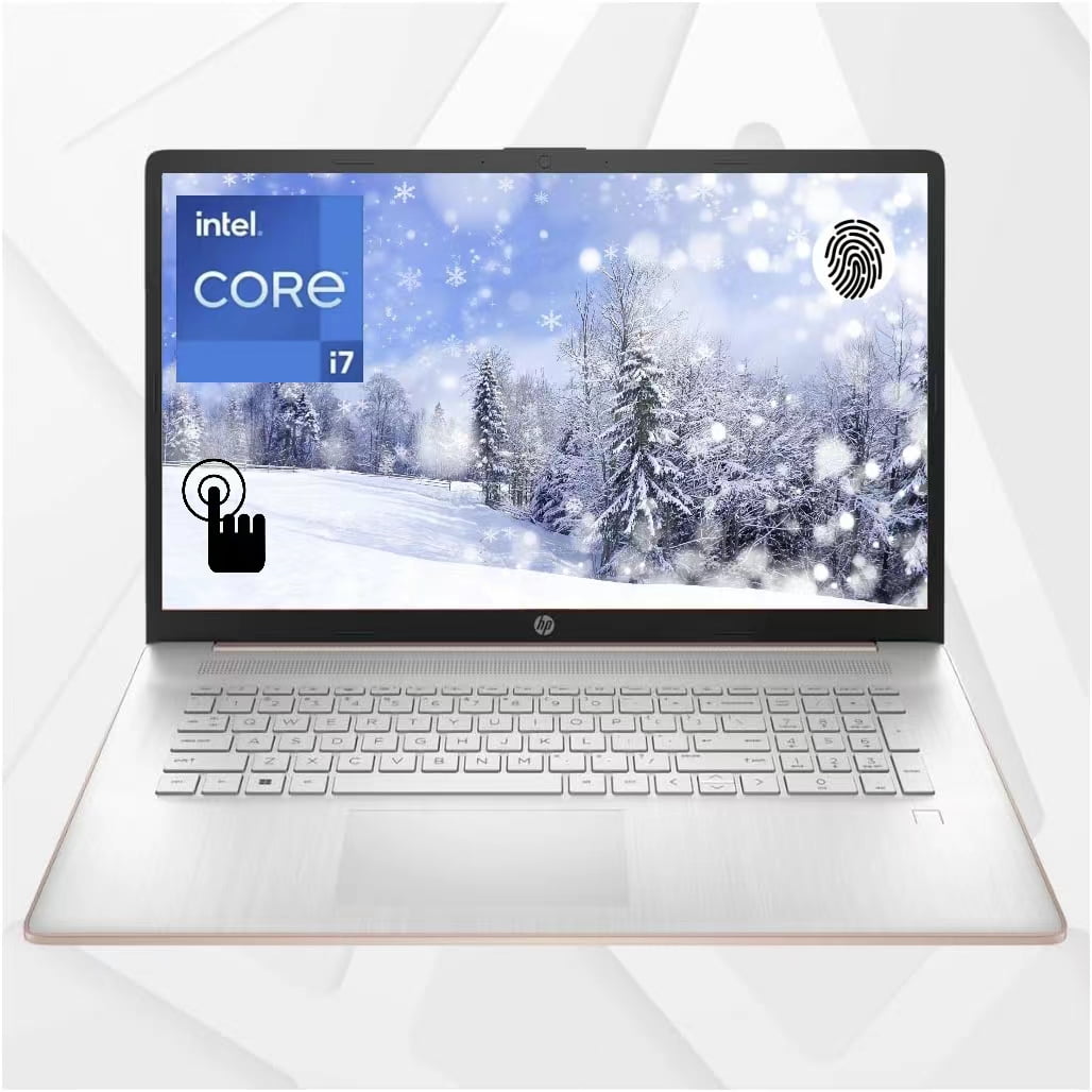New HP Essential 17t Laptop, 17.3" HD+ Touchscreen, Intel Core i7-1355U ...