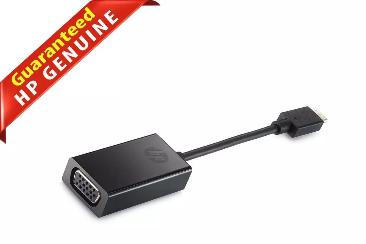 New HP USB-C to VGA Display Graphic Adapter USB C Type P7Z54AA#ABL ...