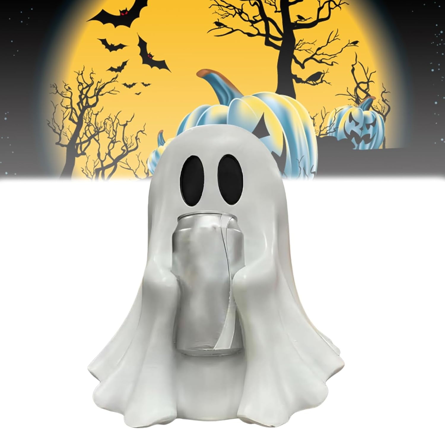 New Halloween Coke Ghost, Cute Ghost Drink Can Holder, Ghosts Holding ...