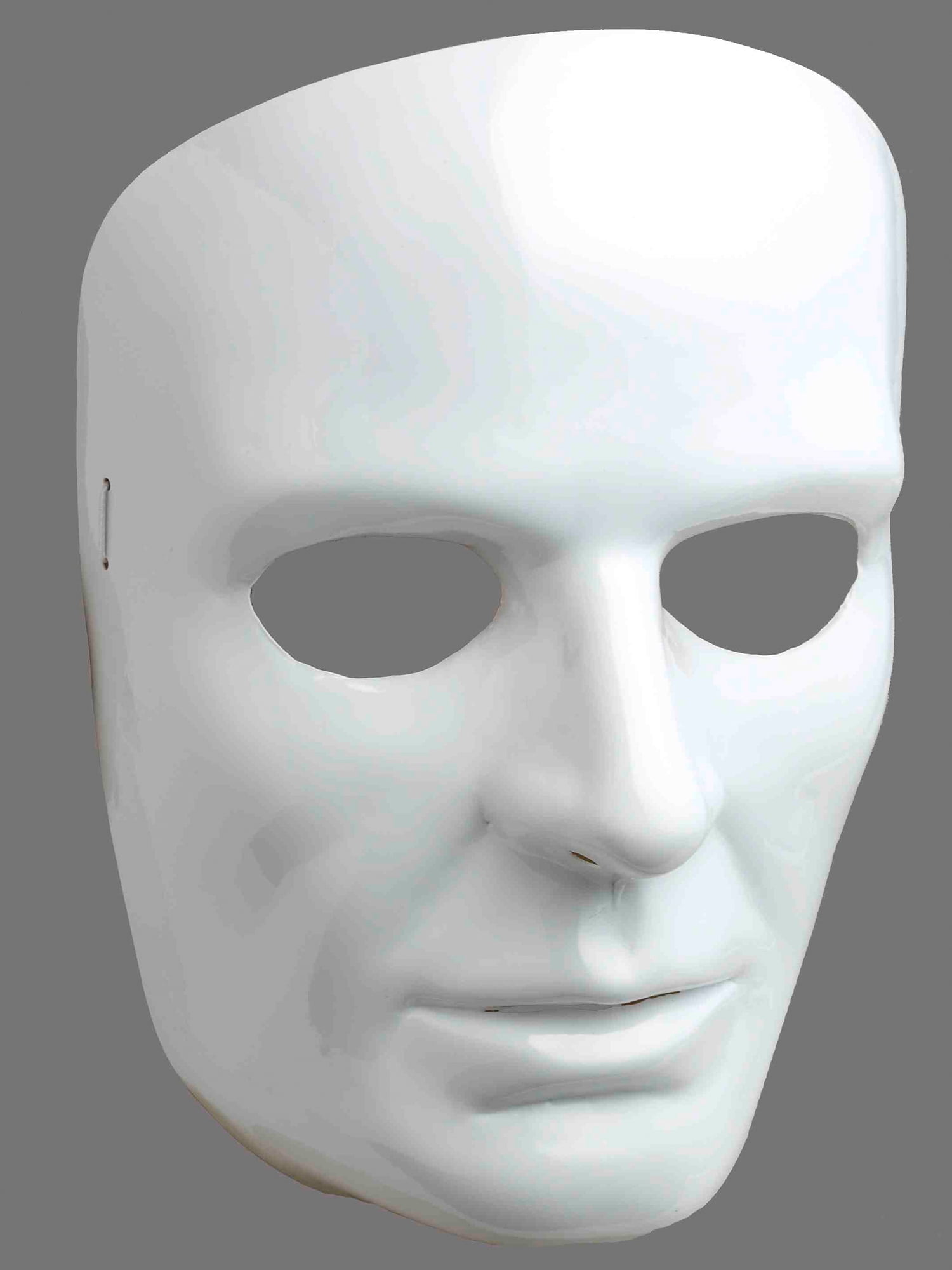 White Face Mask-male - Walmart.com