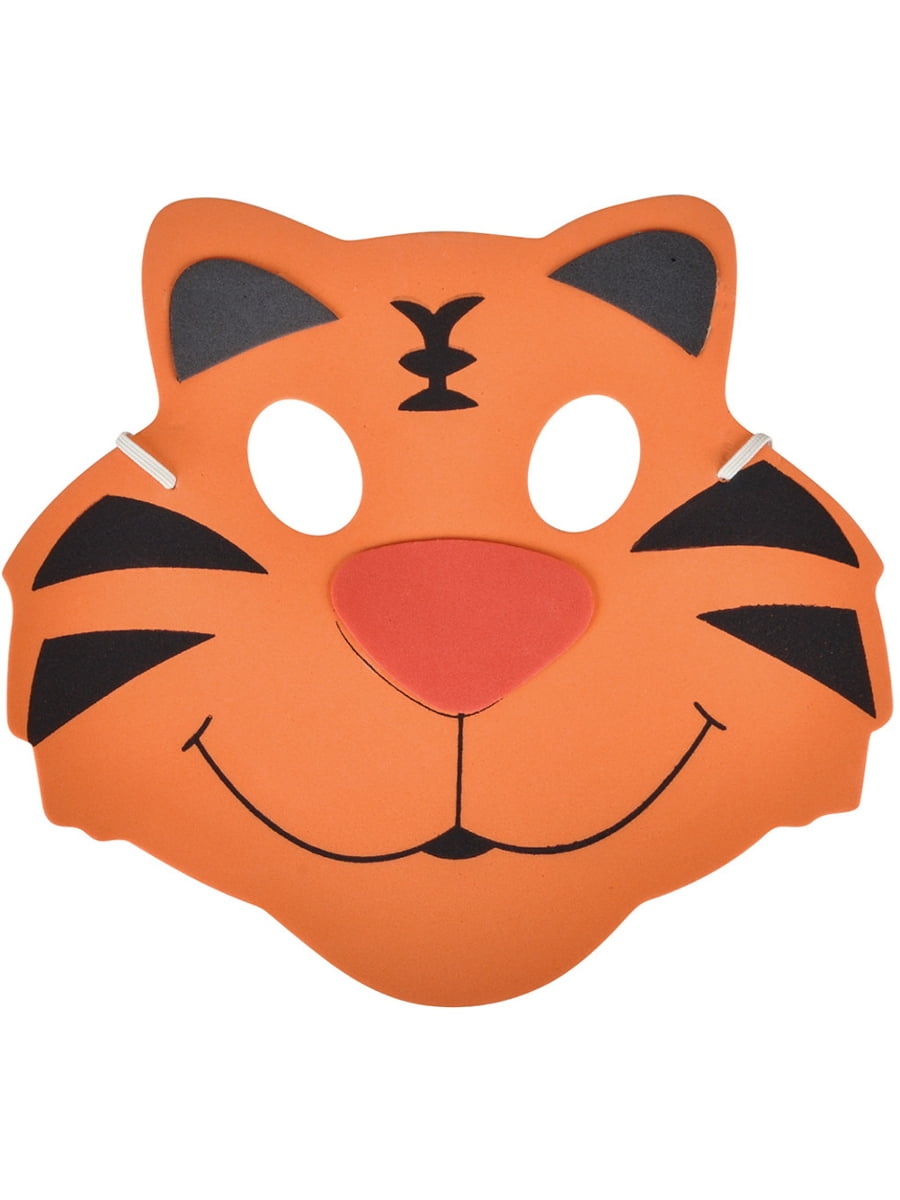 New Halloween Costume Party Foam Zoo Animal Tiger Mask - Walmart.com