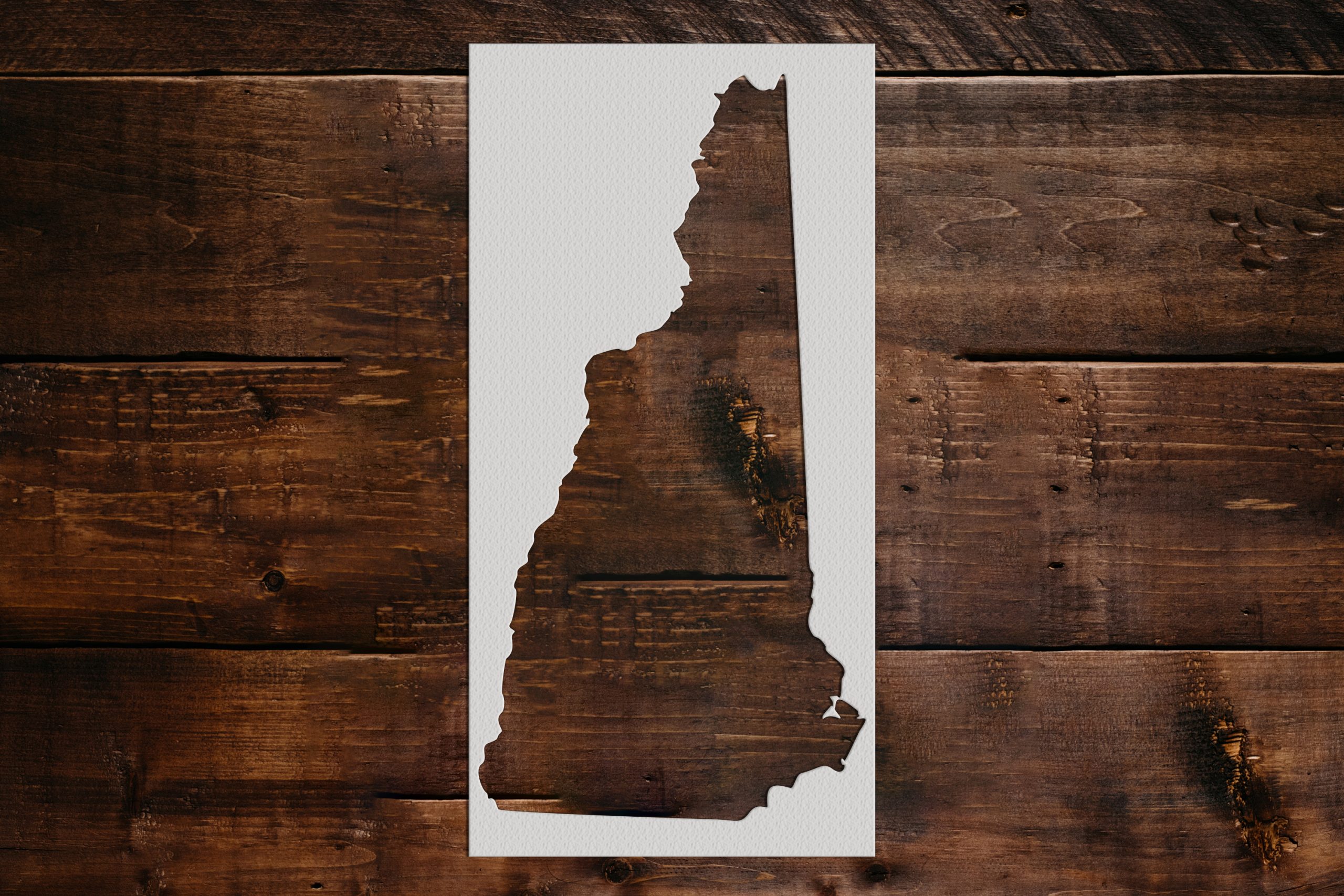 New Hampshire State Stencil - Art and Wall Stencil (10"x20") - Walmart.com