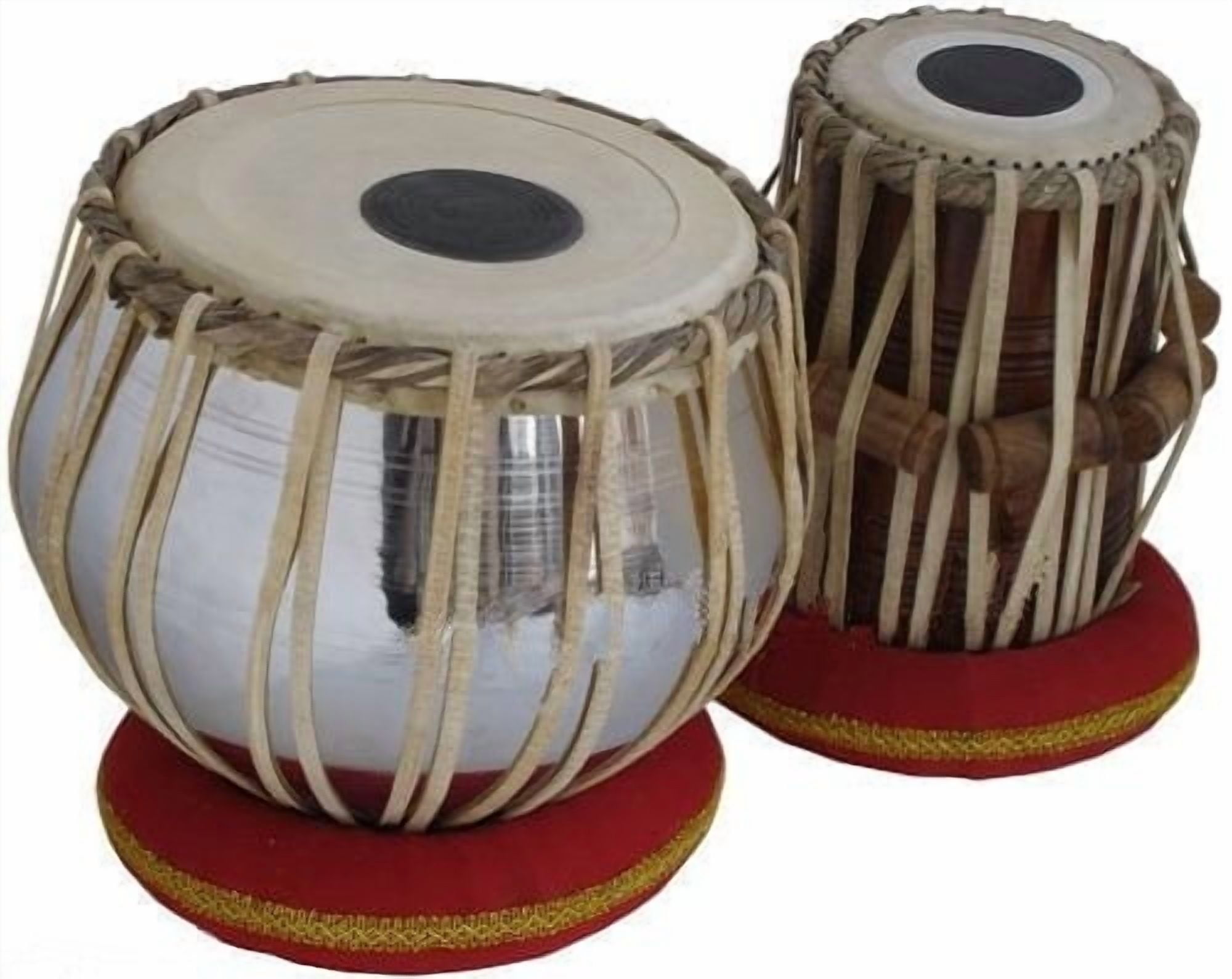 Handmade Tabla Dugga Set Dayan Wood Bayan Drum Heavy Hammer Cushions ...