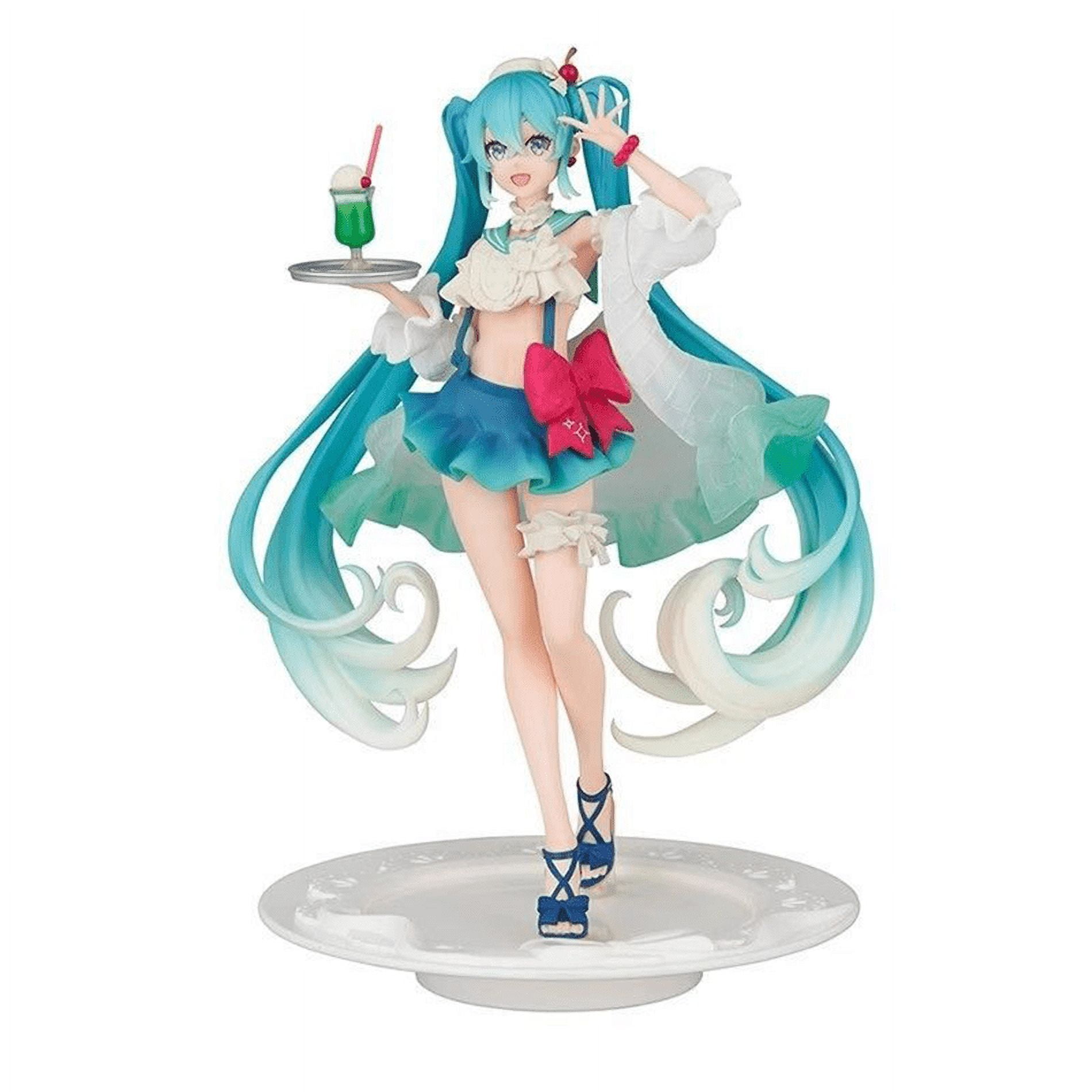 New Hatsune Miku figure Soda cream dress The Props Desktop Decoration ...