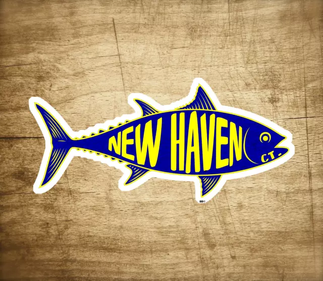 New Haven Connecticut Tuna Fishing Fish Sticker Decal Phone Decal Water ...