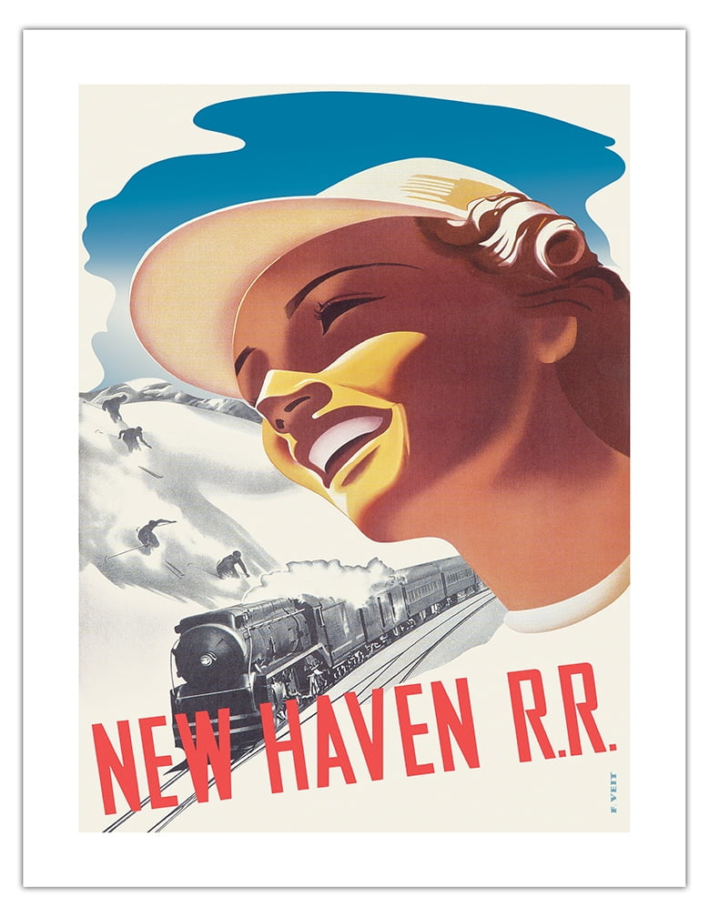 New Haven R.R. (The Consolidated) - New England Steam Train - Vintage ...