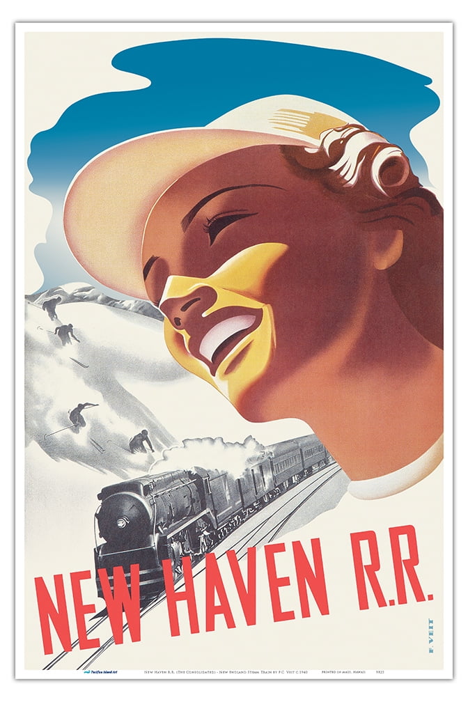 New Haven R.R. (The Consolidated) - New England Steam Train - Vintage ...