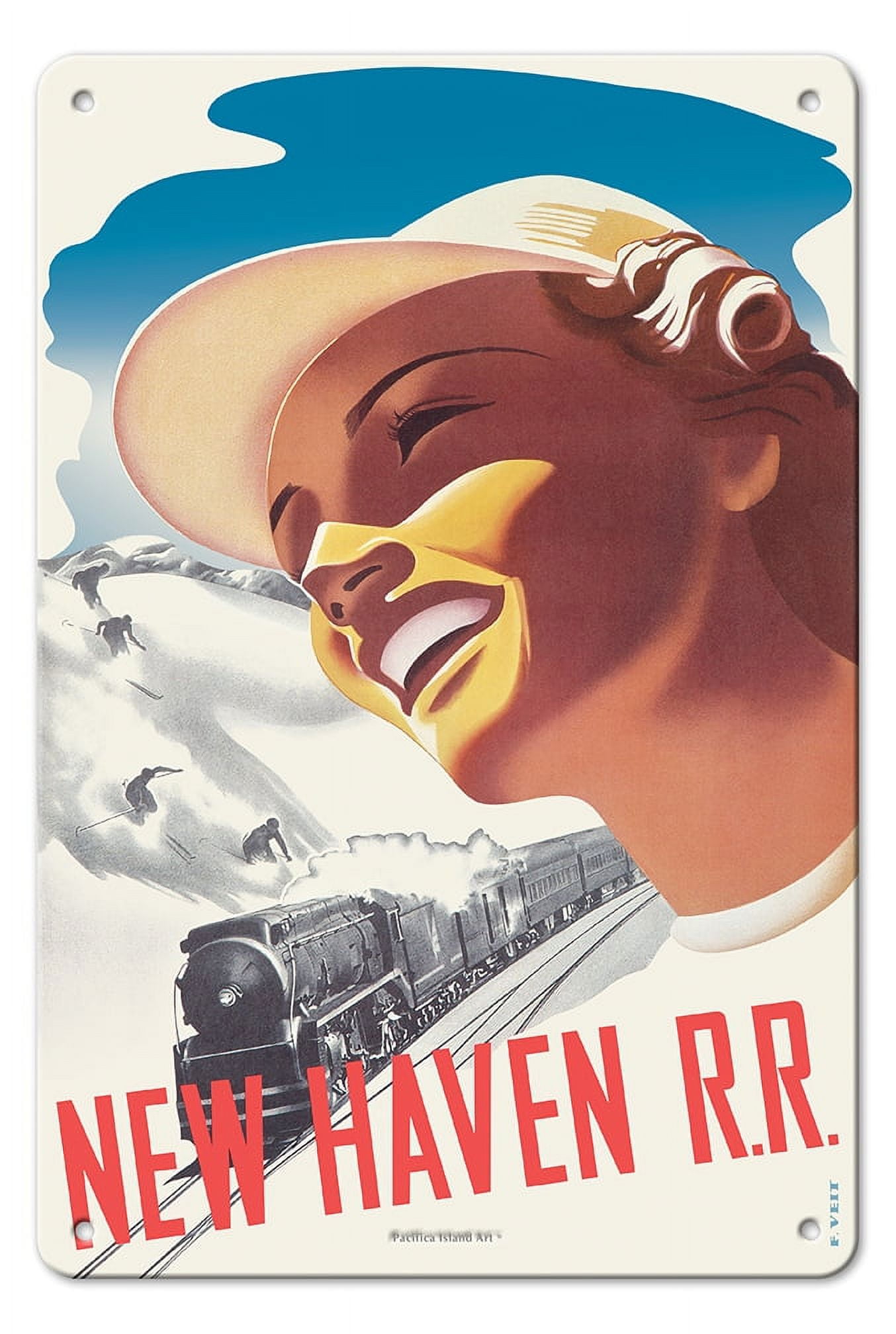New Haven R.R. (The Consolidated) - New England Steam Train - Vintage ...
