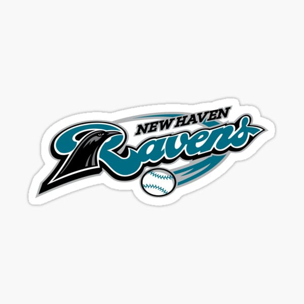 New Haven Ravens Baseball Logo Sticker Baseball Sticker, Football ...