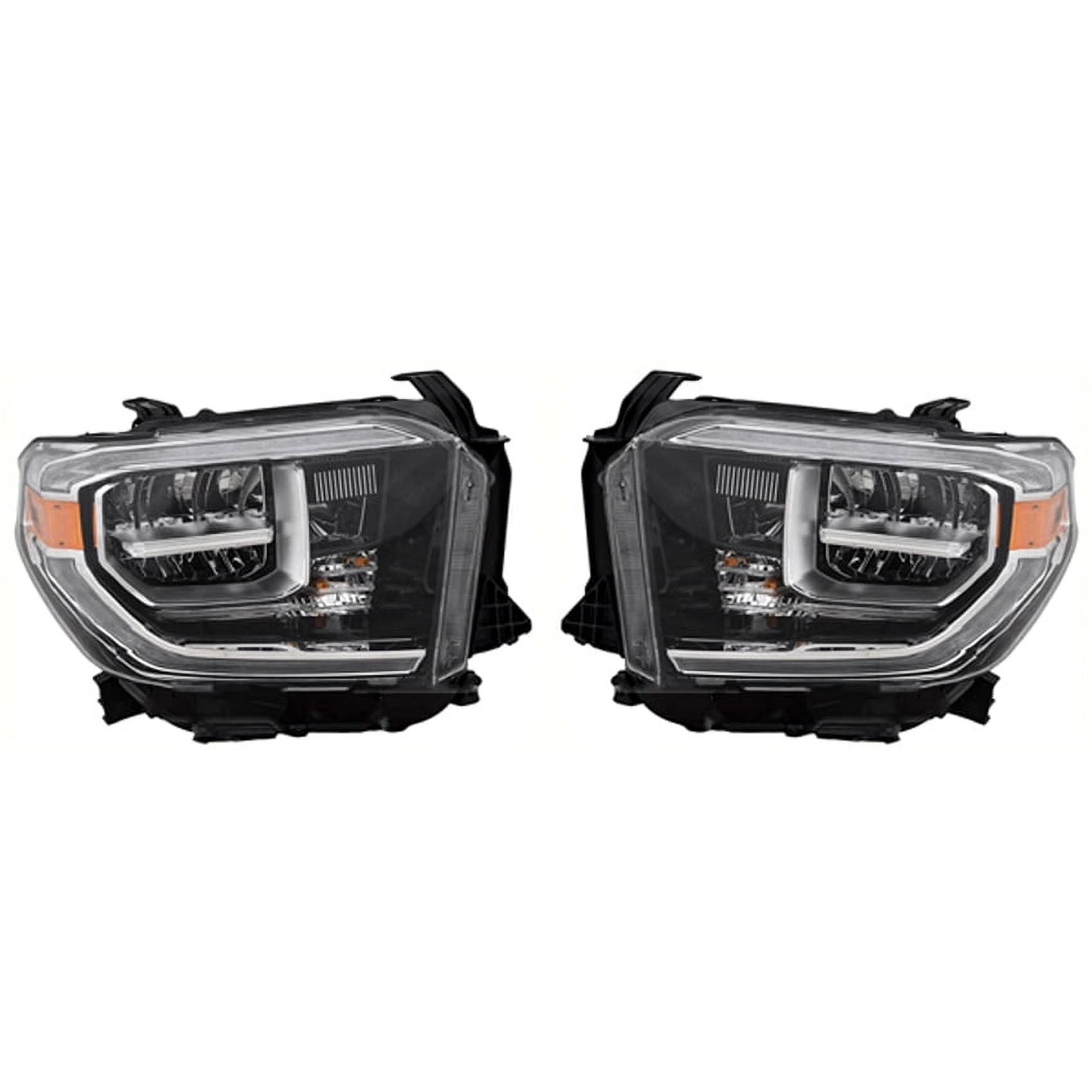 New Headlight Pair Fits Toyota Tundra Crew Cab Pickup 19 81110-0C140 ...