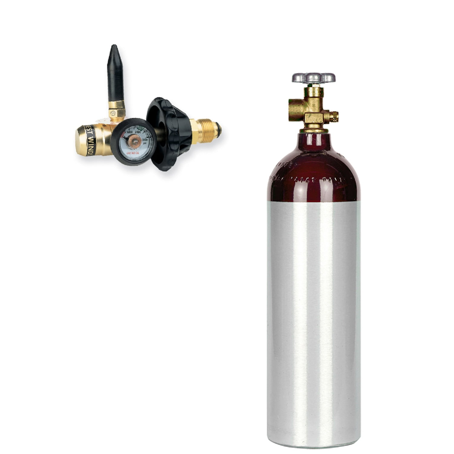 New Large Helium Balloon Refill Kit with 22 Cu Ft Aluminum Cylinder and ...