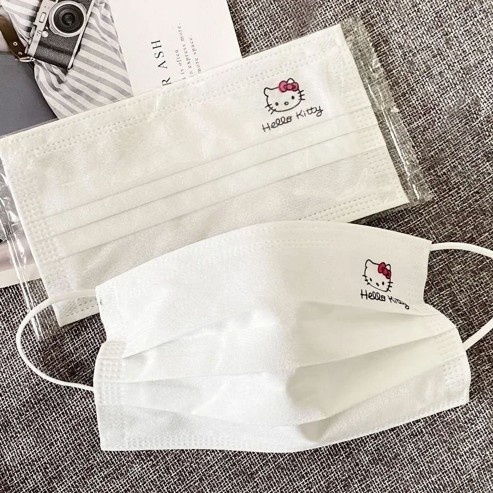 New Hello Kitty Animation Cartoon Cute Printed Mask Creative ...