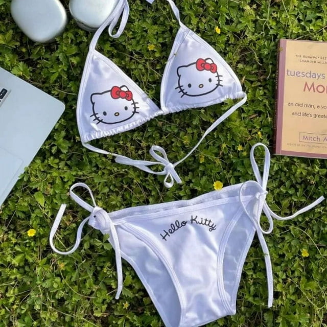 New Hello Kitty split swimsuit for women cute and trendy bikini small ...