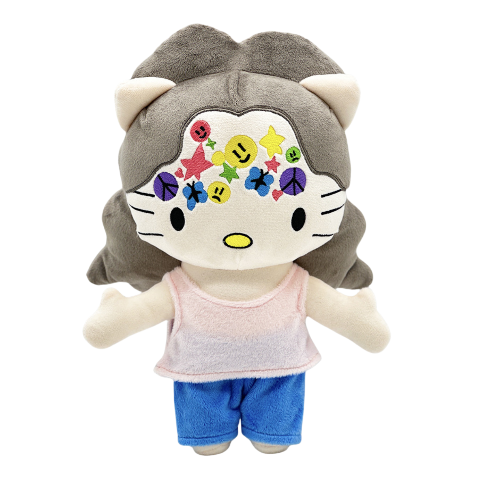 New Hello Rapper Cat Plush Toys, 11.4in Vivid Cartoon Cat Figure ...