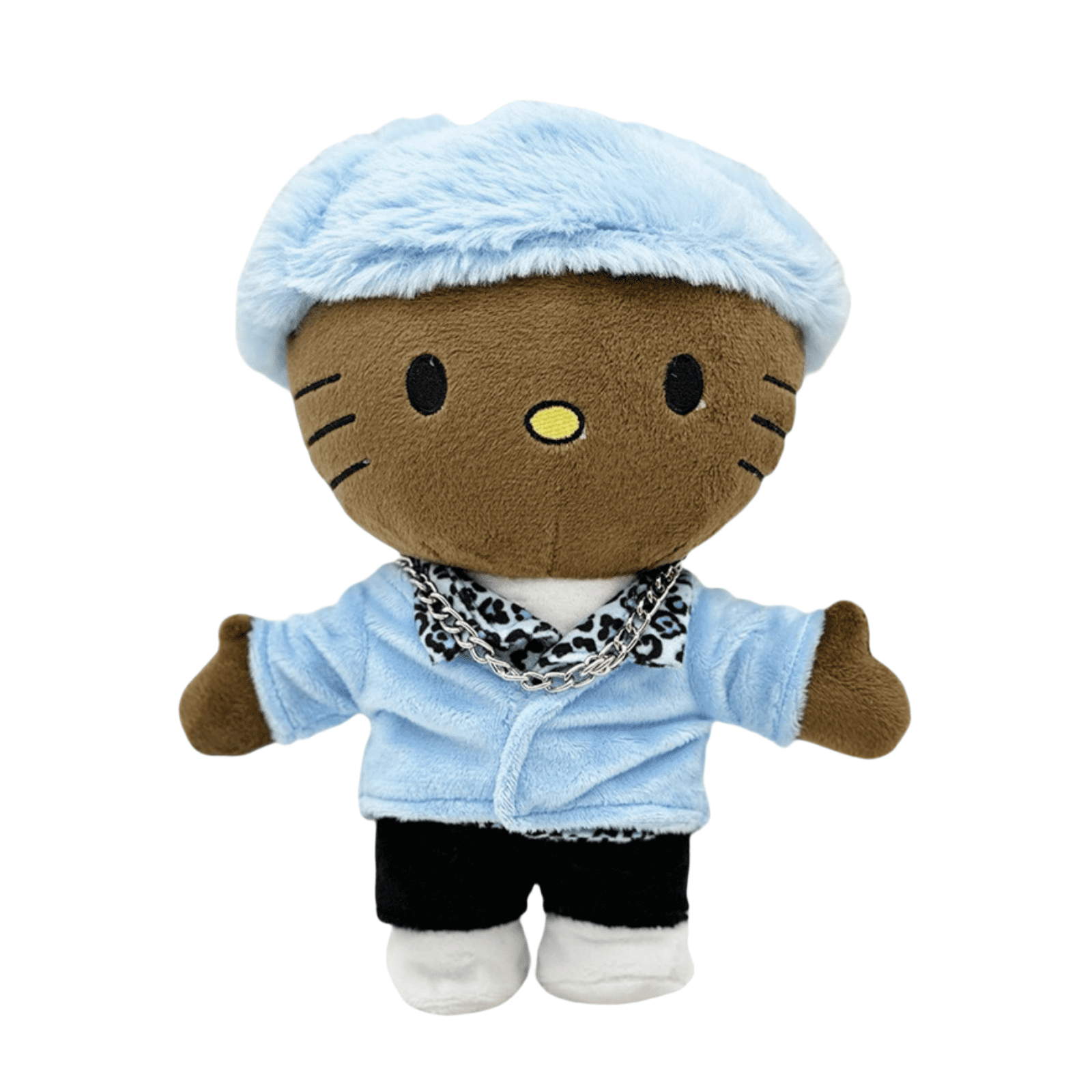 New Hello Rapper Cat Plush Toys, 9.44in Vivid Cartoon Cat Figure ...