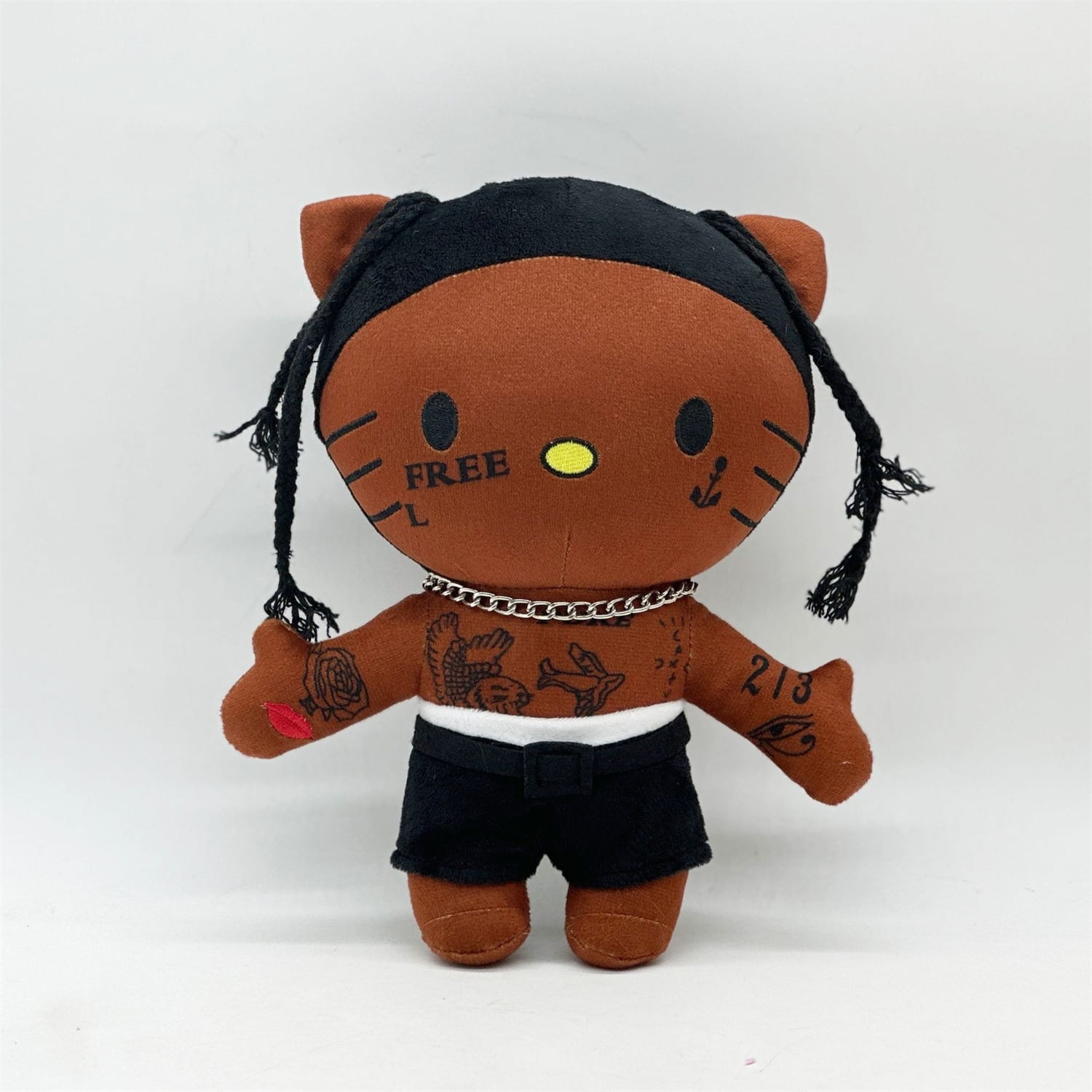 New Hello Travis Plush Toys, 8.66in Cute Cartoon Cat Figure Characters ...