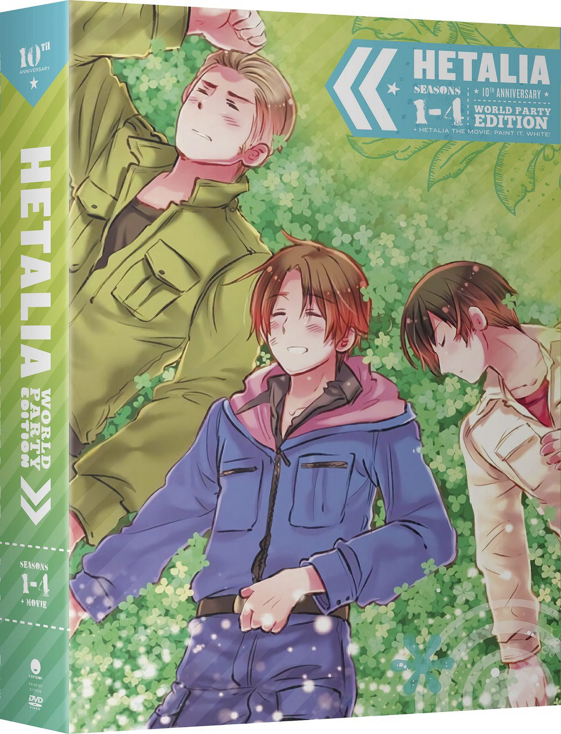 New Hetalia: Seasons 1-4 (10th Anniversary Edition / DVD) - Walmart.com
