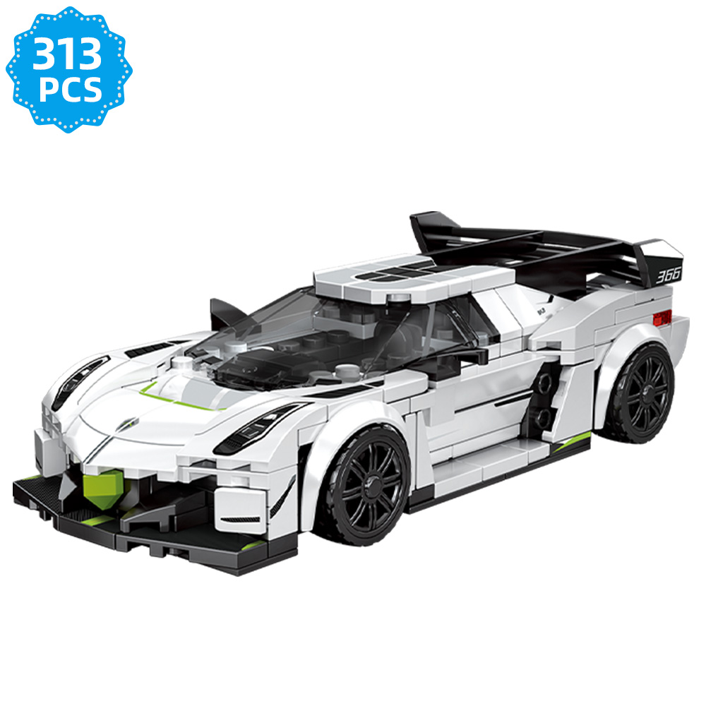 New High-Tech Super Sport Car Series Model Bricks MOC Speed Champion ...