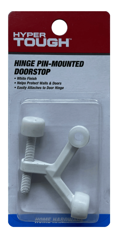 New Hinge Pin Mounted Doorstop, White, 2.11 X 0.366 X 1.594 inch ...